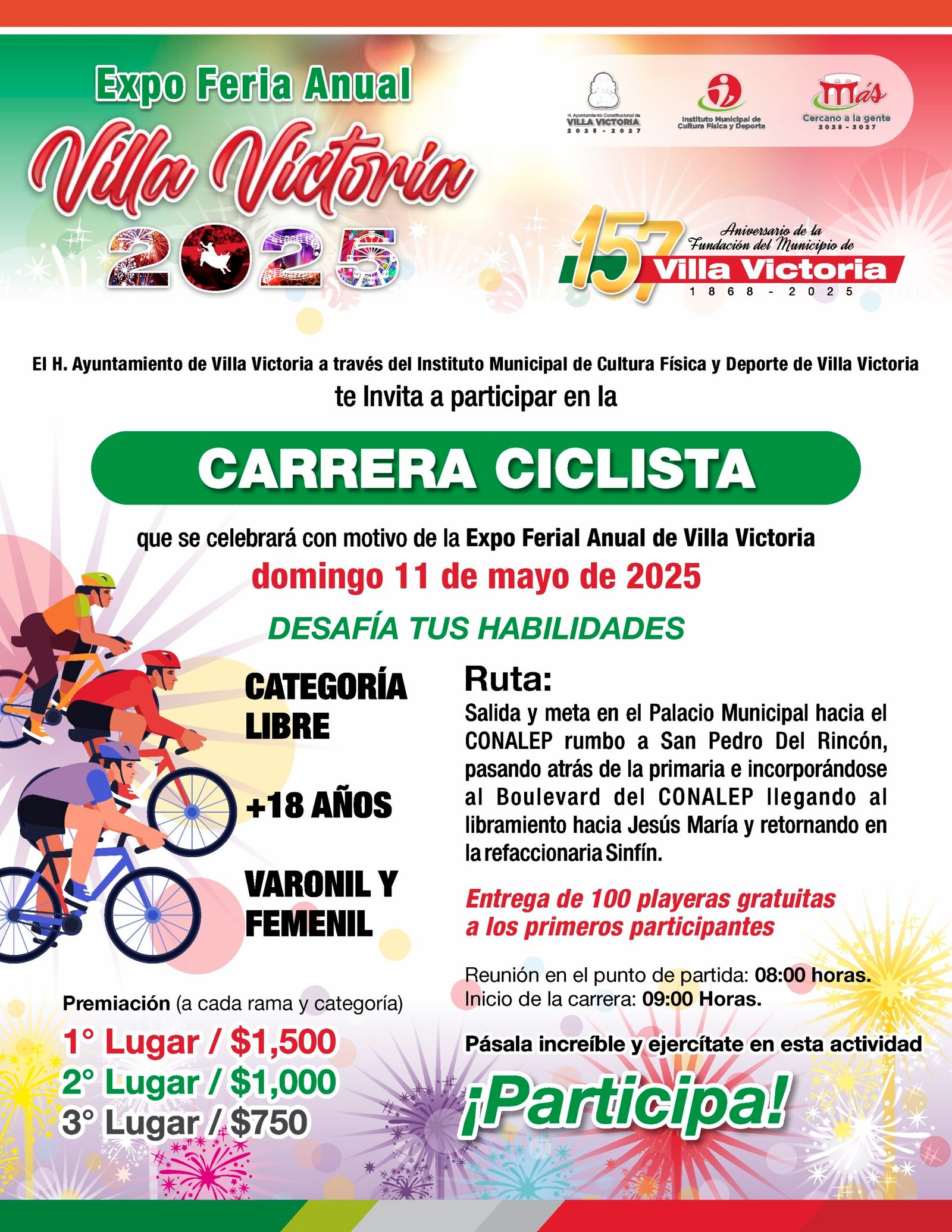 INVITA VILLA VICTORIA A PARTICIPAR EN ACTIVIDADES DEPORTIVAS POR SU 157 ...